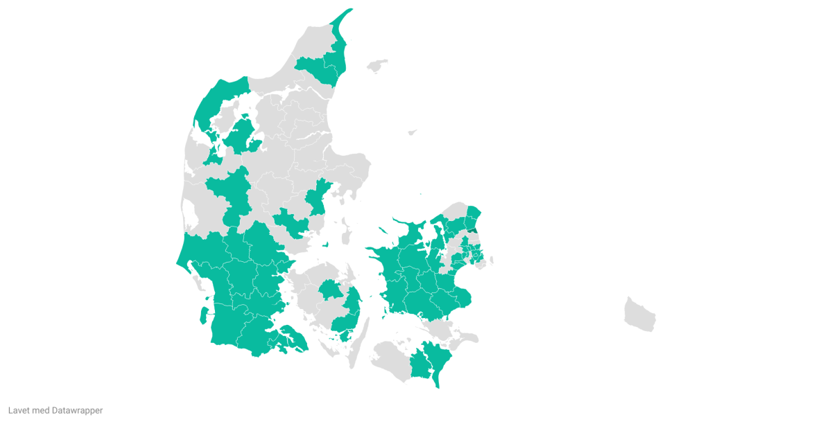 Disse 54 kommuner sender borgere i nyttejob - NB Beskæftigelse