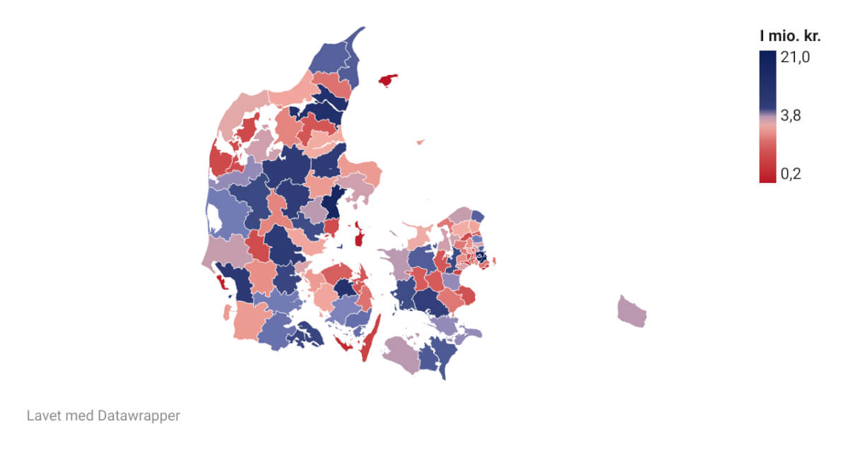 Se kort: Så meget kan din kommune få til faste teams - NB Økonomi